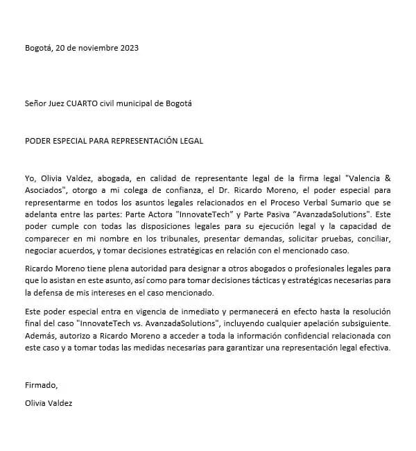 Poder Especial: Guía Completa y Ejemplo Práctico